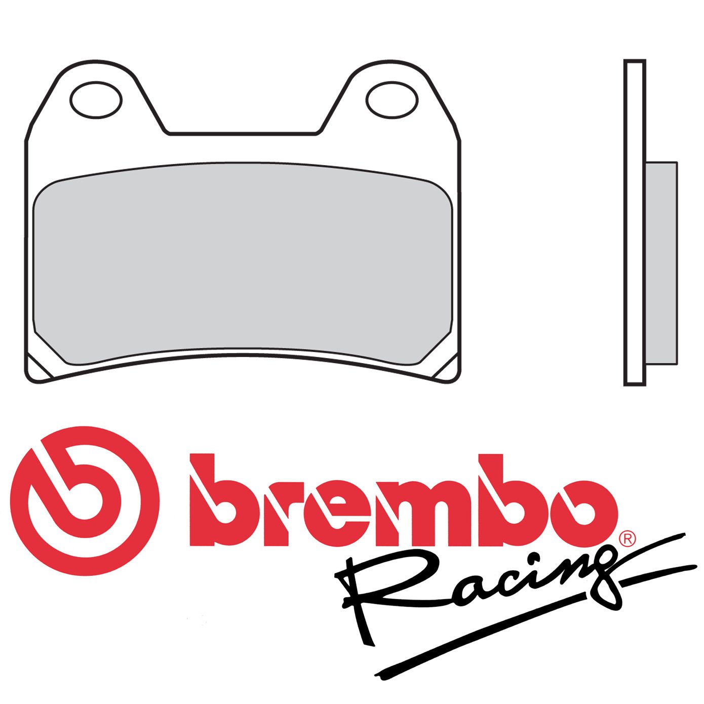 Brembo Z04 Racing Bremsbeläge kompletter Satz (2 Zangen ...